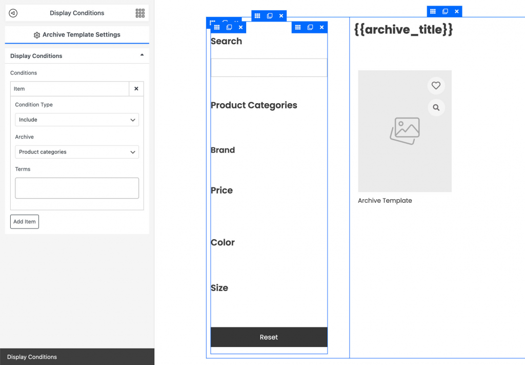 Create Archive Template - Piotnet Grid