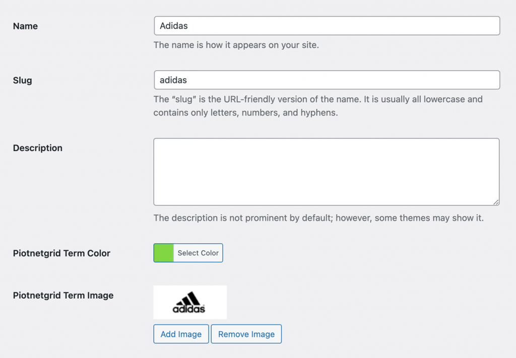 Create a Facet - Piotnet Grid
